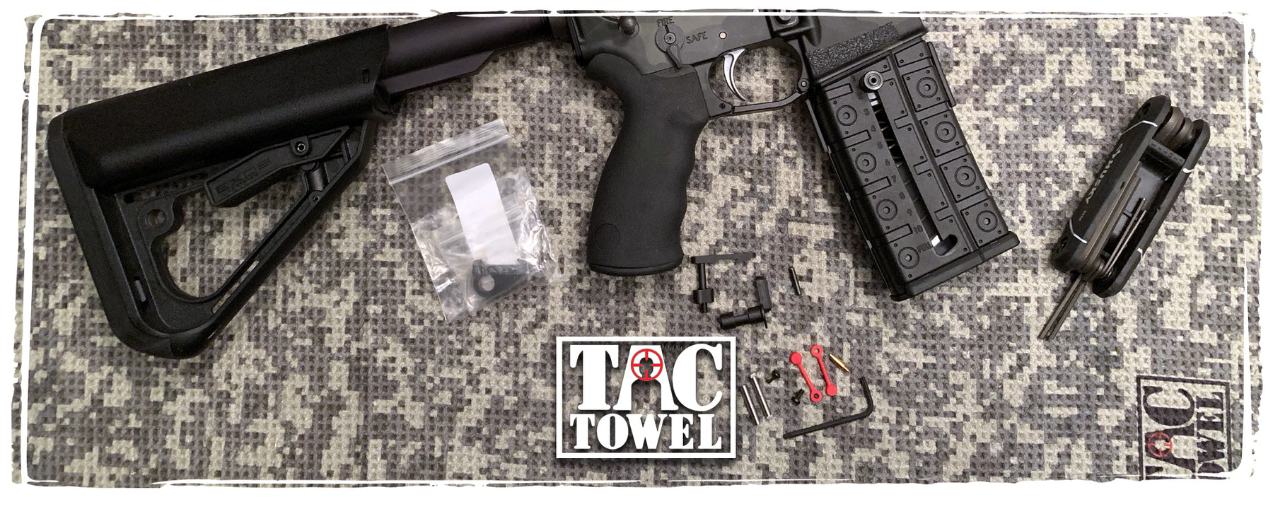 Tac Towel, Tactical Towels, Custom Towels, Gun Cleaning, Survival Kits